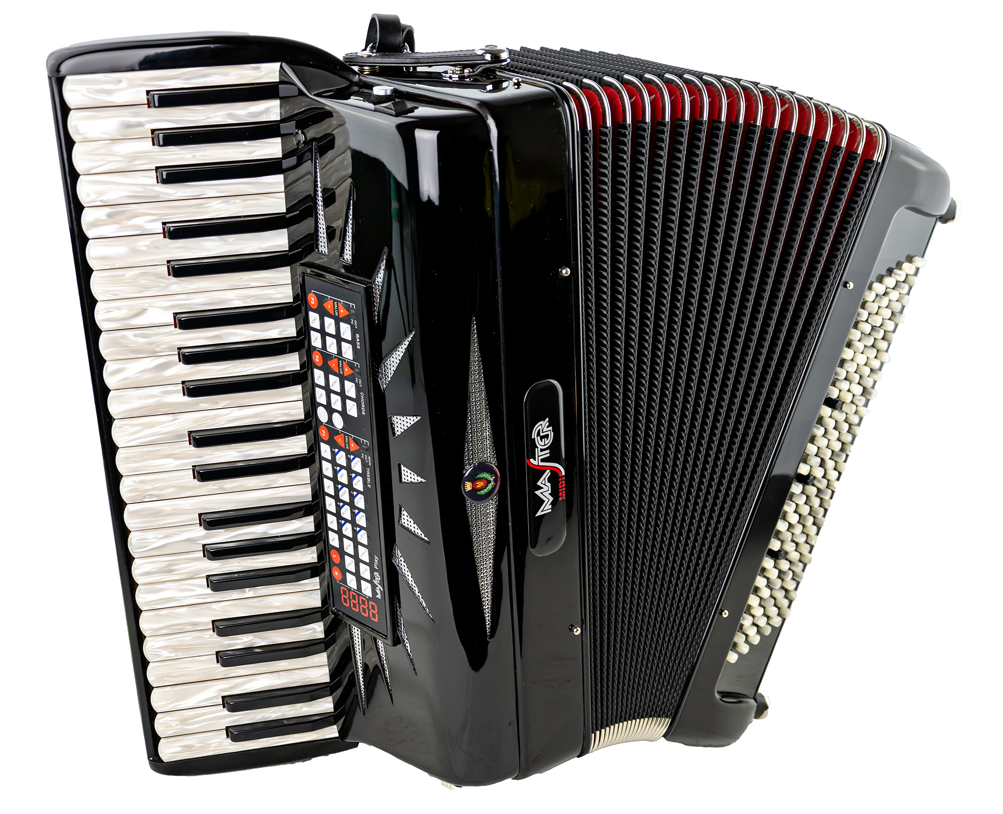 New Master Play Reedless Accordion – with 400 Sounds – Lightweight 6kg ...